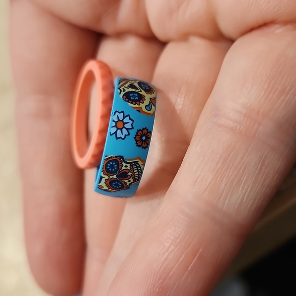 enso | Jewelry | Enso Sugar Skull Ring And Stack Ring Set | Poshmark